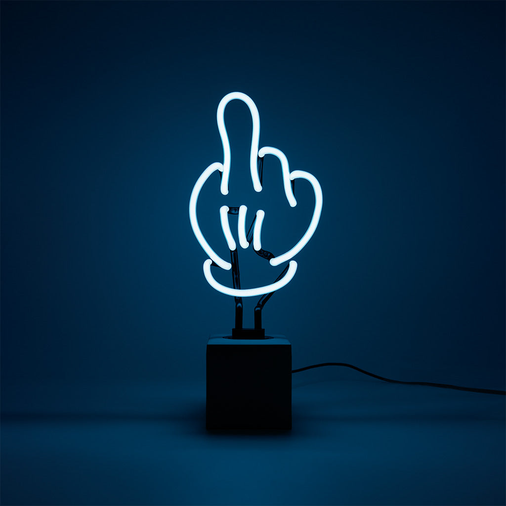 Neon 'Middle Finger' Sign – Locomocean