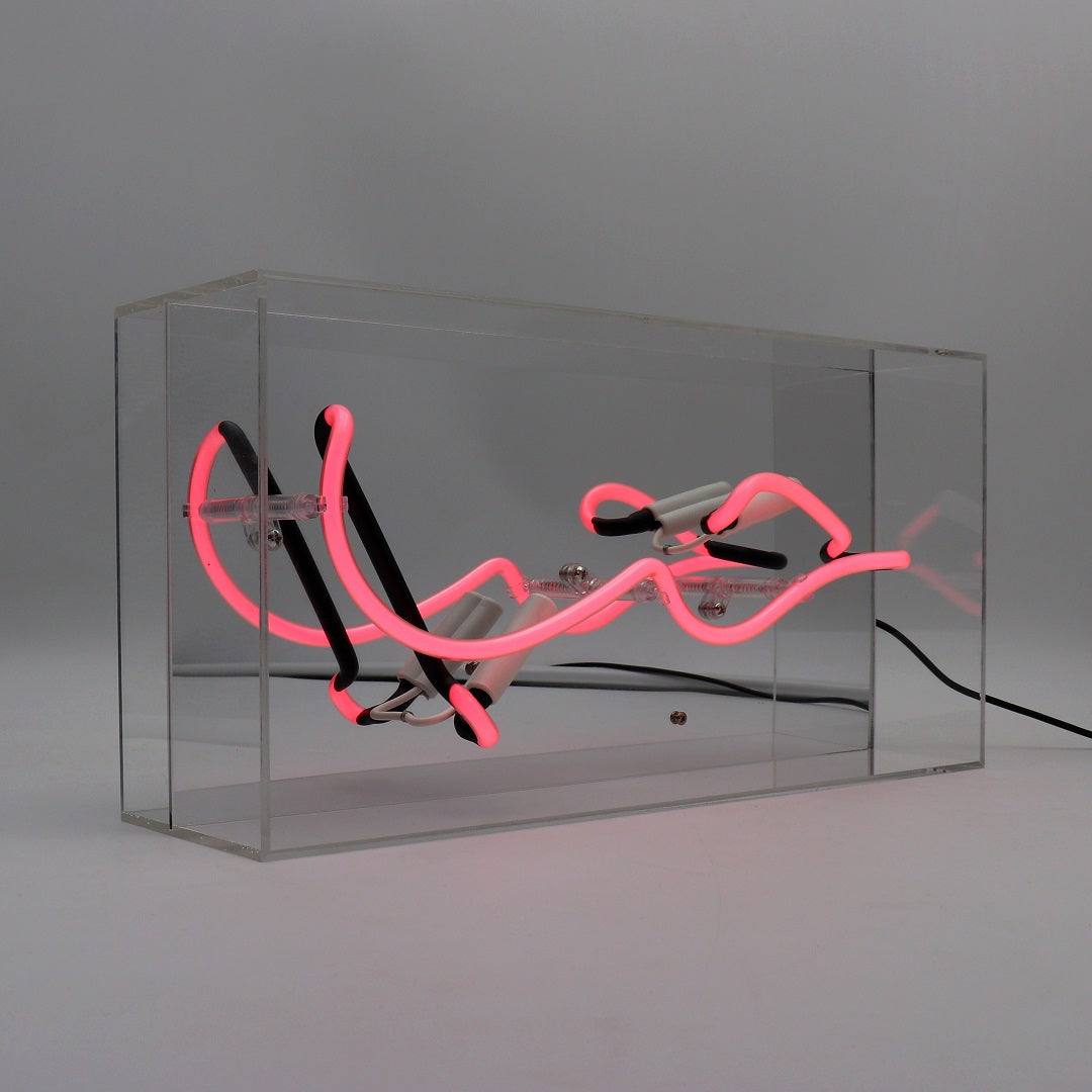 'HUB' (Love in Arabic) Glass Neon Sign – Locomocean