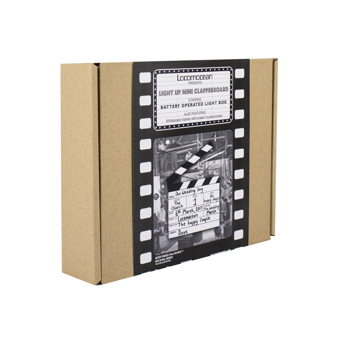 Mini Film Clapper Board Lightbox – Locomocean